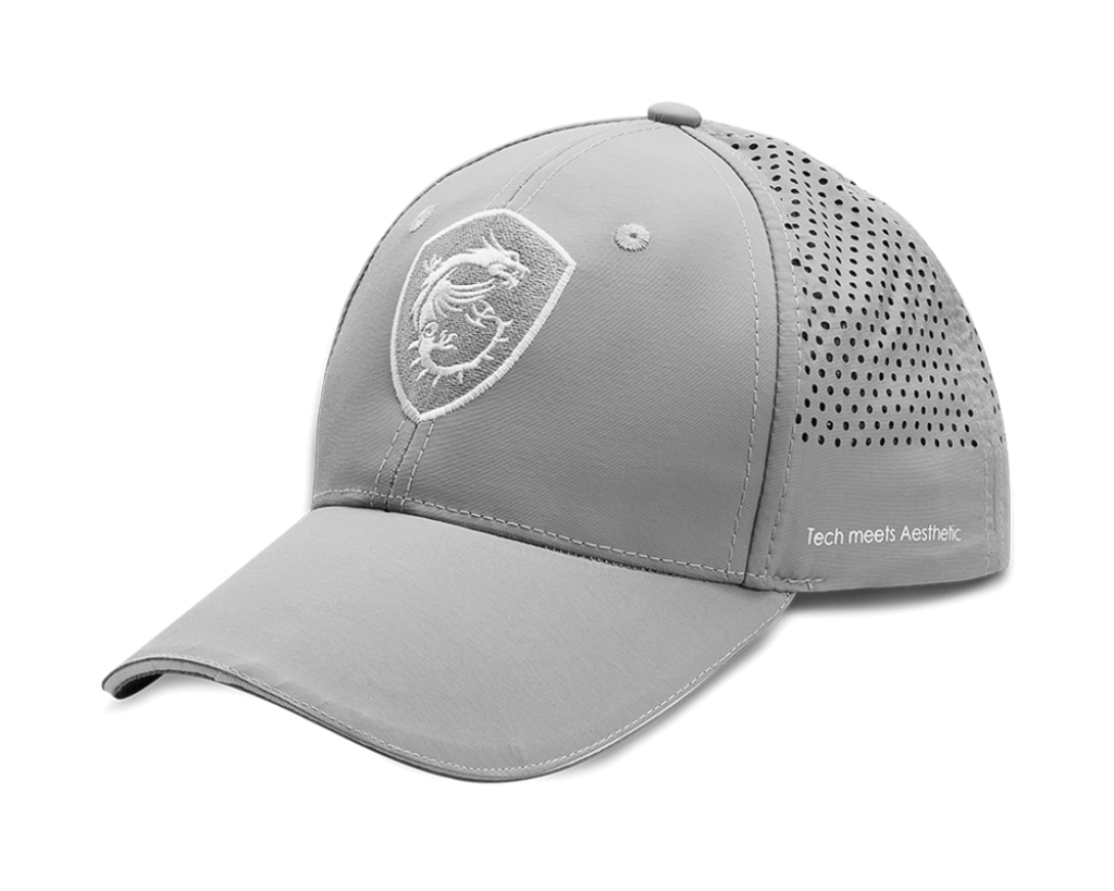 【限時優惠】Baseball Cap_Gray 透氣棒球帽 - 灰色款 — MSI Store | 微星品牌旗艦館