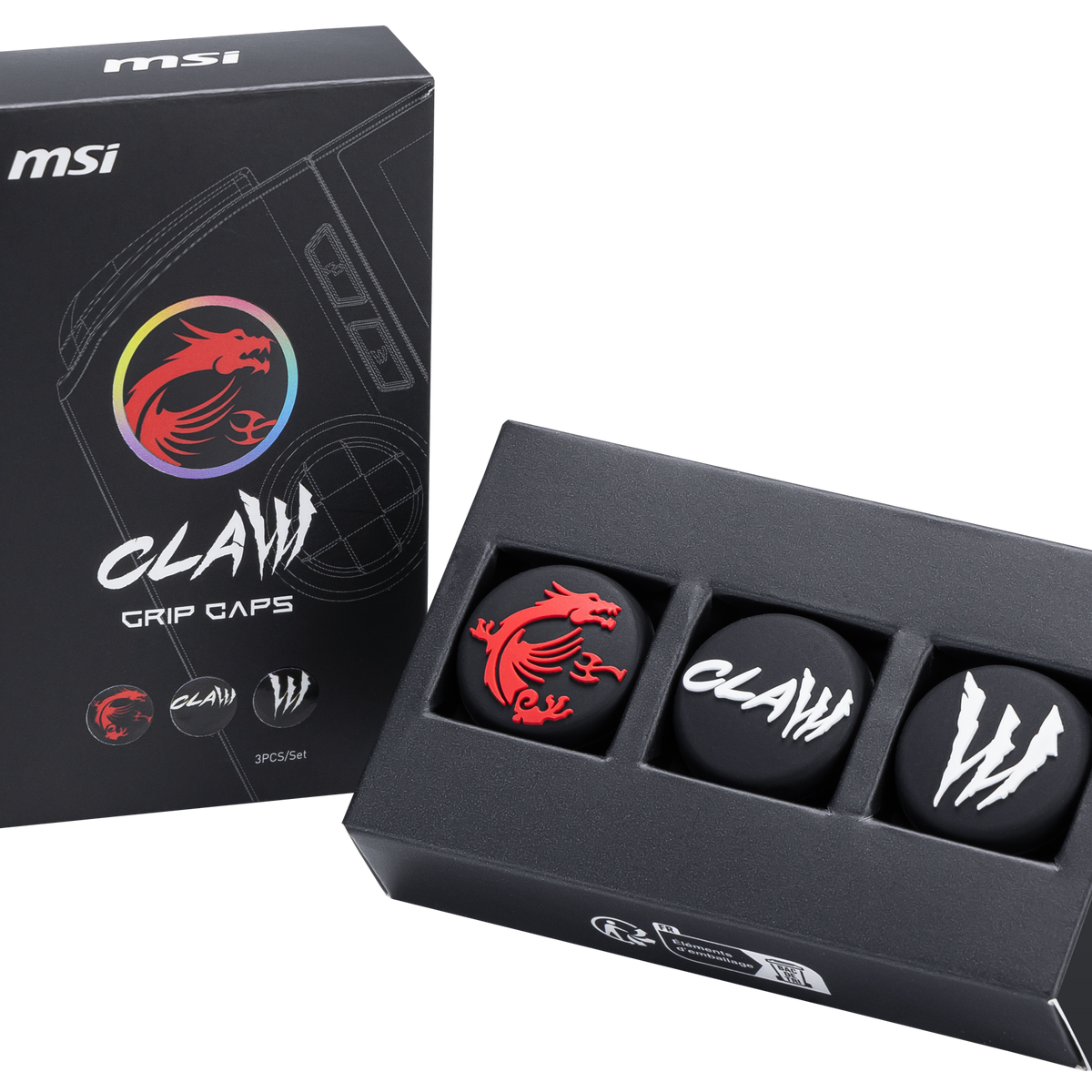 【掌機配件】MSI CLAW Grip Caps 掌機搖桿帽套 (3入組) – MSI Store | 微星品牌旗艦館