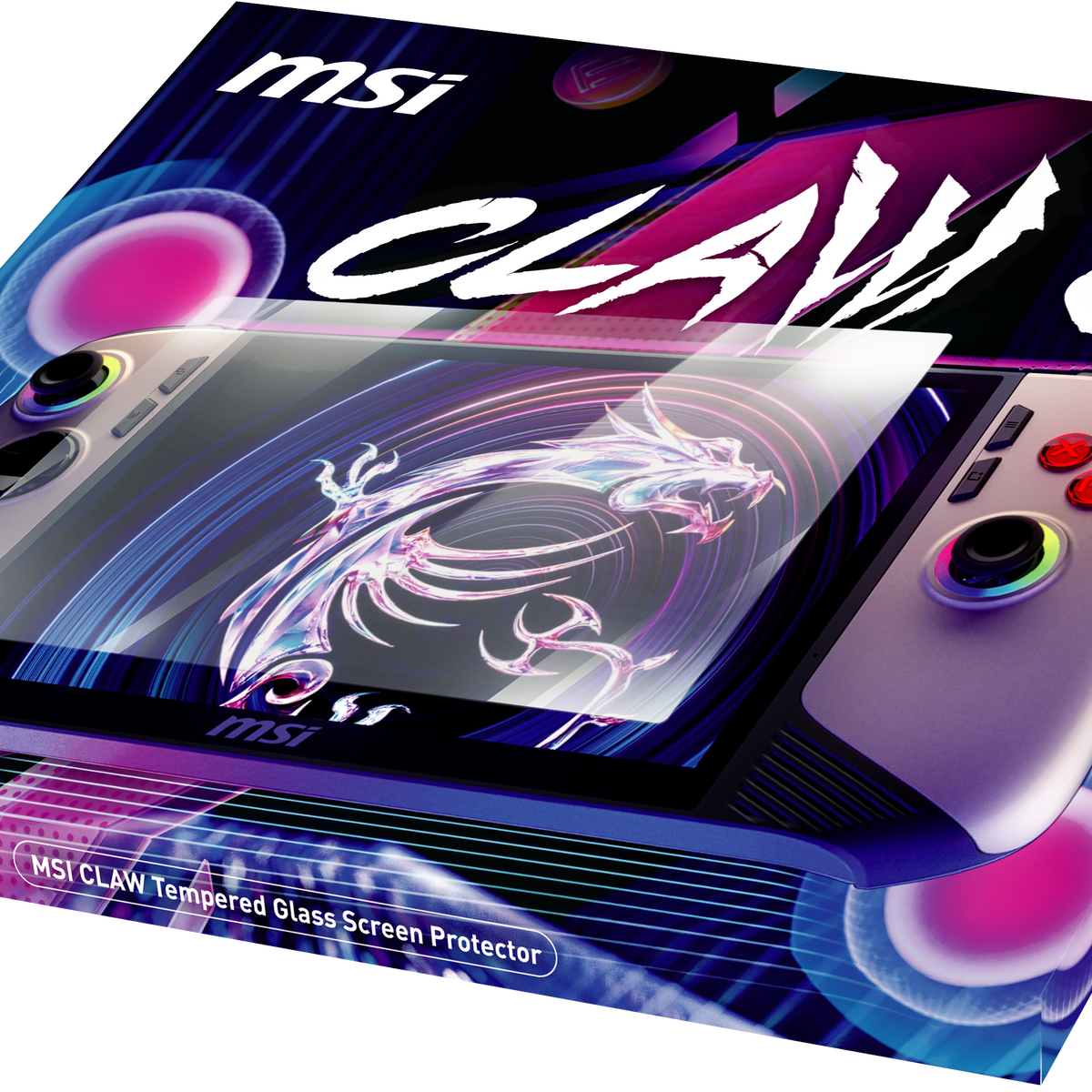 【會員限定優惠】8" MSI Claw Tempered Glass Screen Protector 掌機保護貼 – MSI Store ...
