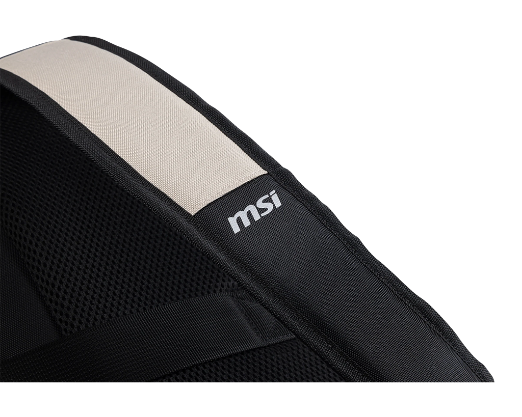 【筆電配件】MSI Essential Backpack II 16吋筆電後背包 (全新二代羊駝撞色版) — MSI Store | 微星品牌旗艦館